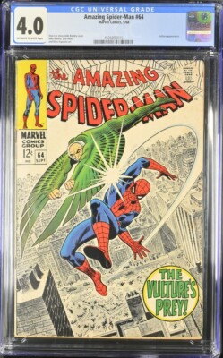 Amazing Spider-Man #64 9/68 CGC4.0 4506893015 Vulture | eBay