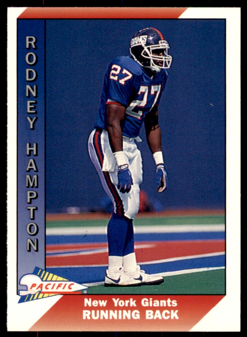 1991 Pacific Rodney Hampton . New York Giants #346 | eBay