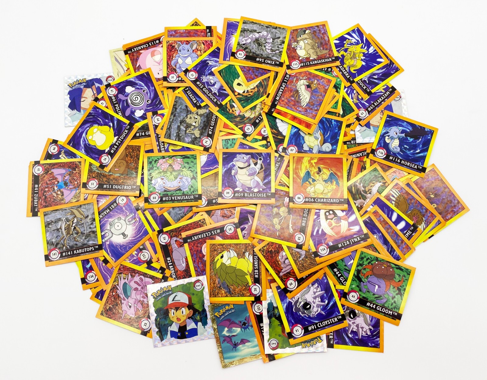 Massive Pokémon Artbox Sticker Lot Over 150+ Charizard Blastoise ...