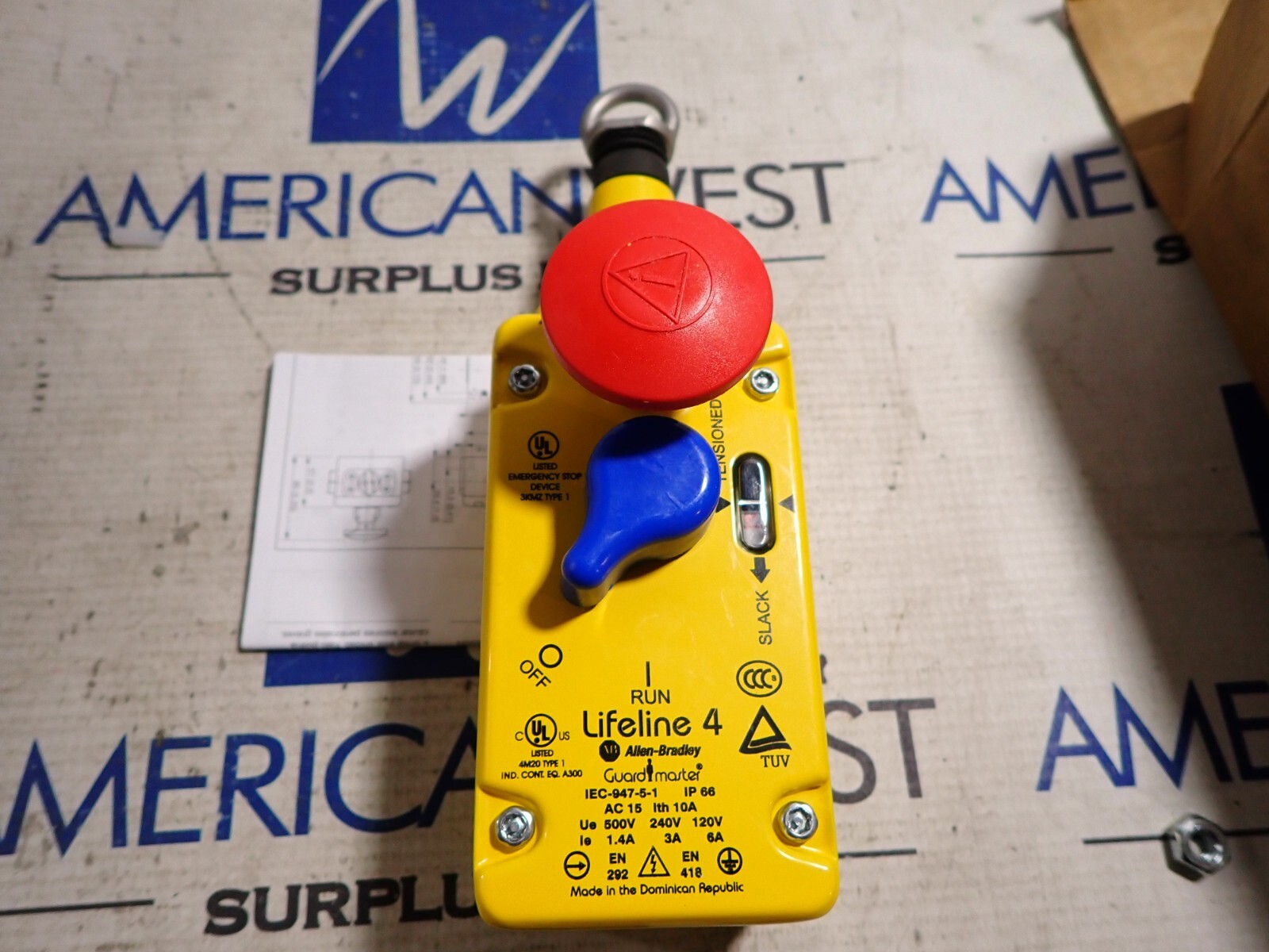 New Allen Bradley 440E-L13043 Lifeline 4 Guardmaster Emergency Cable ...