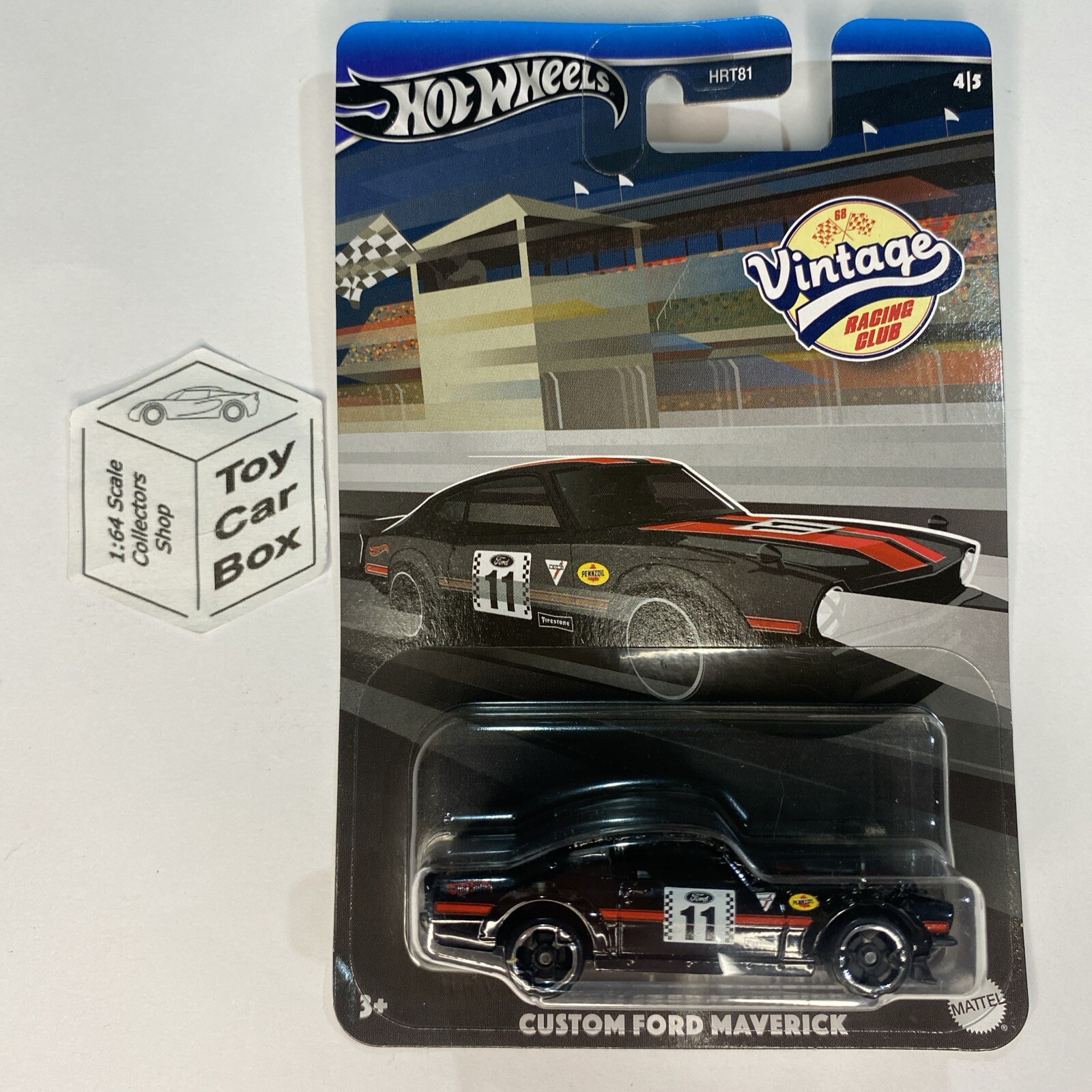 2024 HOT WHEELS Themed - Custom Ford Maverick (Black #4 HW Vintage ...