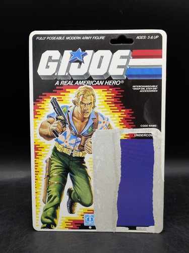 Chuckles V1 Vintage GI Joe Full Card Back Uncut File Card 1986 Hasbro ...