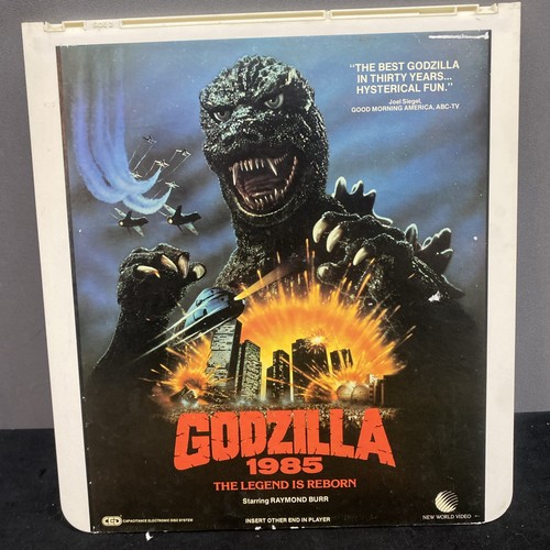 GODZILLA 1985 - CED Video Disc RCA SelectaVision TESTED & WORKS VG | eBay