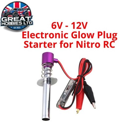 6V - 12V Electronic Glow Plug Starter Igniter Fit For Nitro RC Car ...
