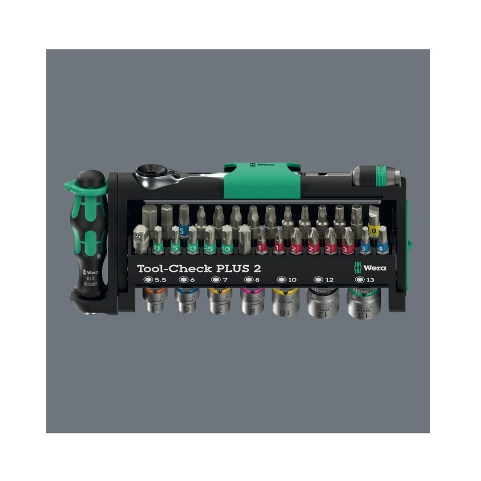 Wera 05049056001 39-Piece Zyklop Mini Bit Ratchet Set Tool-Check PLUS 2 ...