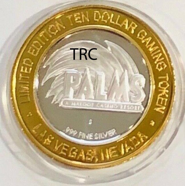 Seattle Slew Palms Casino $10 Triple Crown Lim Ed .999 Fine Silver ...