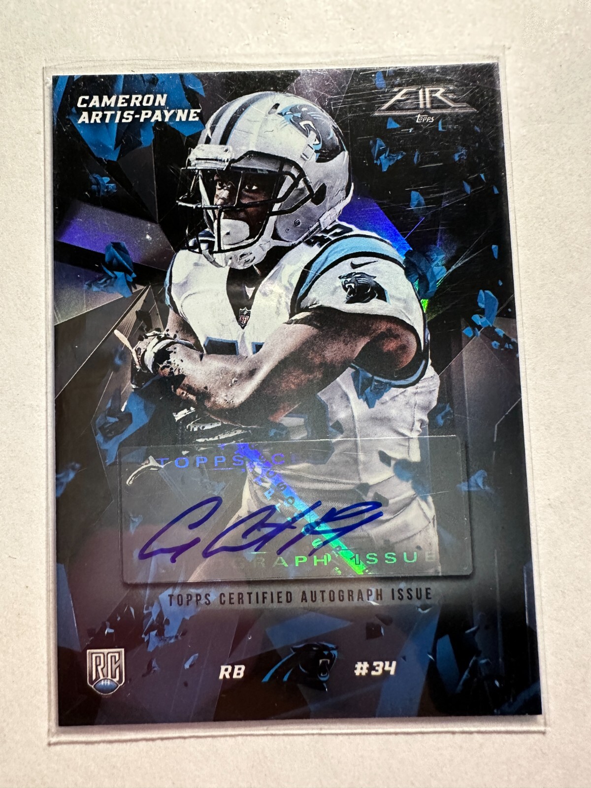 K34,850 - 2015 Topps Fire Autographs #FACAP Cameron Artis-Payne #/500 ...