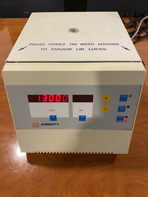 Abbott X-Systems Model 3531 Variable Speed Tabletop Digital Centrifuge ...