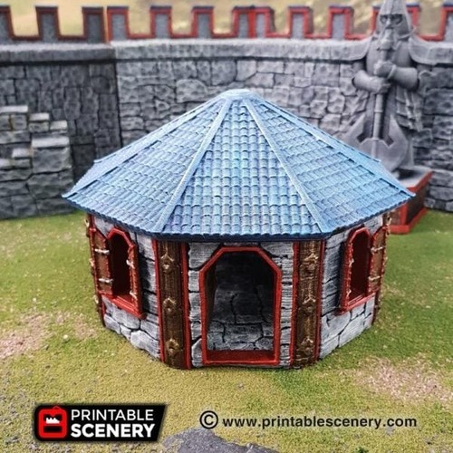 Dwarven House Fantasy Styled Building Miniature 3D Printed Tabletop ...