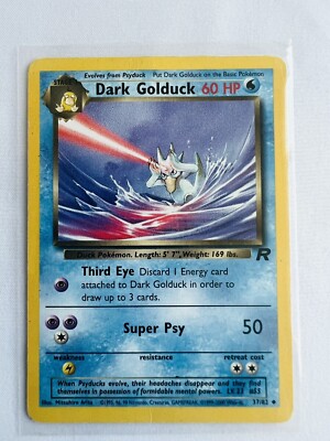 Dark Golduck 37/82 1st Edition Team Rocket Uncommon Pokémon Card Near ...