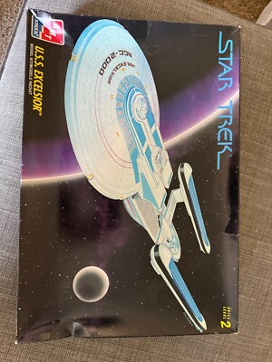 Star Trek U.S.S. Excelsior AMT ERTL model kit 1994 6630 | eBay