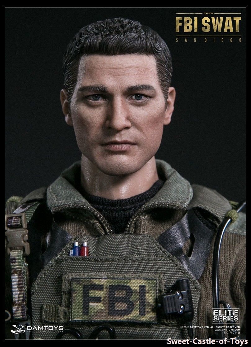 DamToys 1/6 US FBI SWAT Team Agent San Diego Midnight OPS 78044 A/ B ...