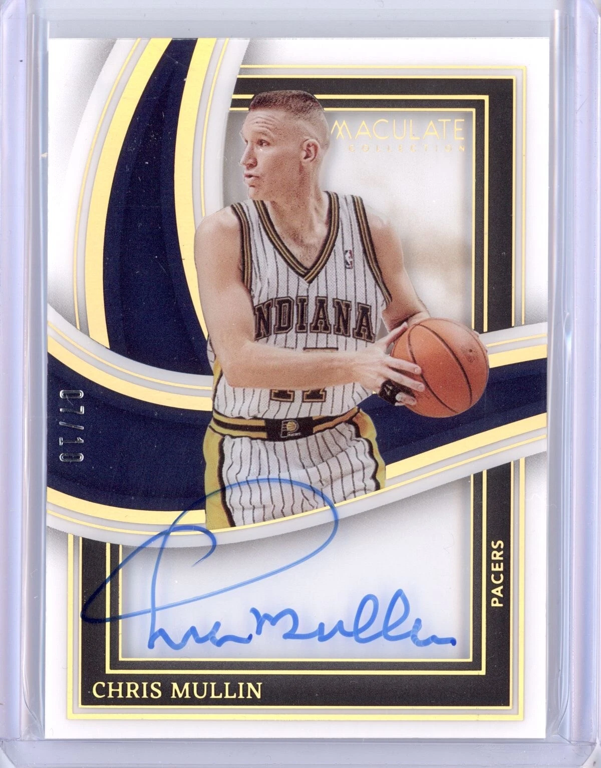 Chris Mullin 2022 Immaculate #SBS-CMU Shadowbox Signatures - Gold /10 ...