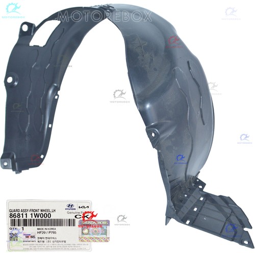 ⭐ Genuine ⭐ Fender Liner Front LEFT Driver Side Fits 868111W000 KIA RIO ...