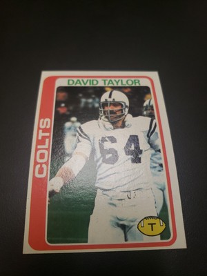 1978 Topps David Taylor Baltimore Colts #261 | eBay