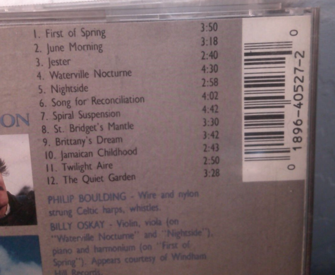 Philip Boulding! ~Harp! ~CD! ~12-Tracks! ~World Music! ~Harp! ~Celtic ...