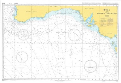 4709 Southern Ocean Australia South Coast Chart Map Maritime Nautical ...