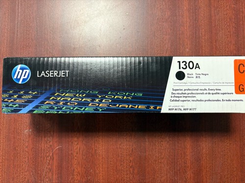 Genuine HP 130A Laserjet CF350A Black Toner Cartridge | eBay