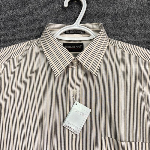 Botany 500 Mens Striped Long Sleeve Button Down Shirt 15.5/34-35 Cotton ...