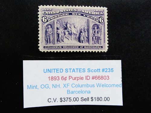 nystamps US Stamp # 235 Mint OG NH $375 Appear J30x2506 | eBay