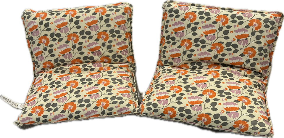 One American Girl Doll Lounge Chair Mattress Floral Pattern Orange ...