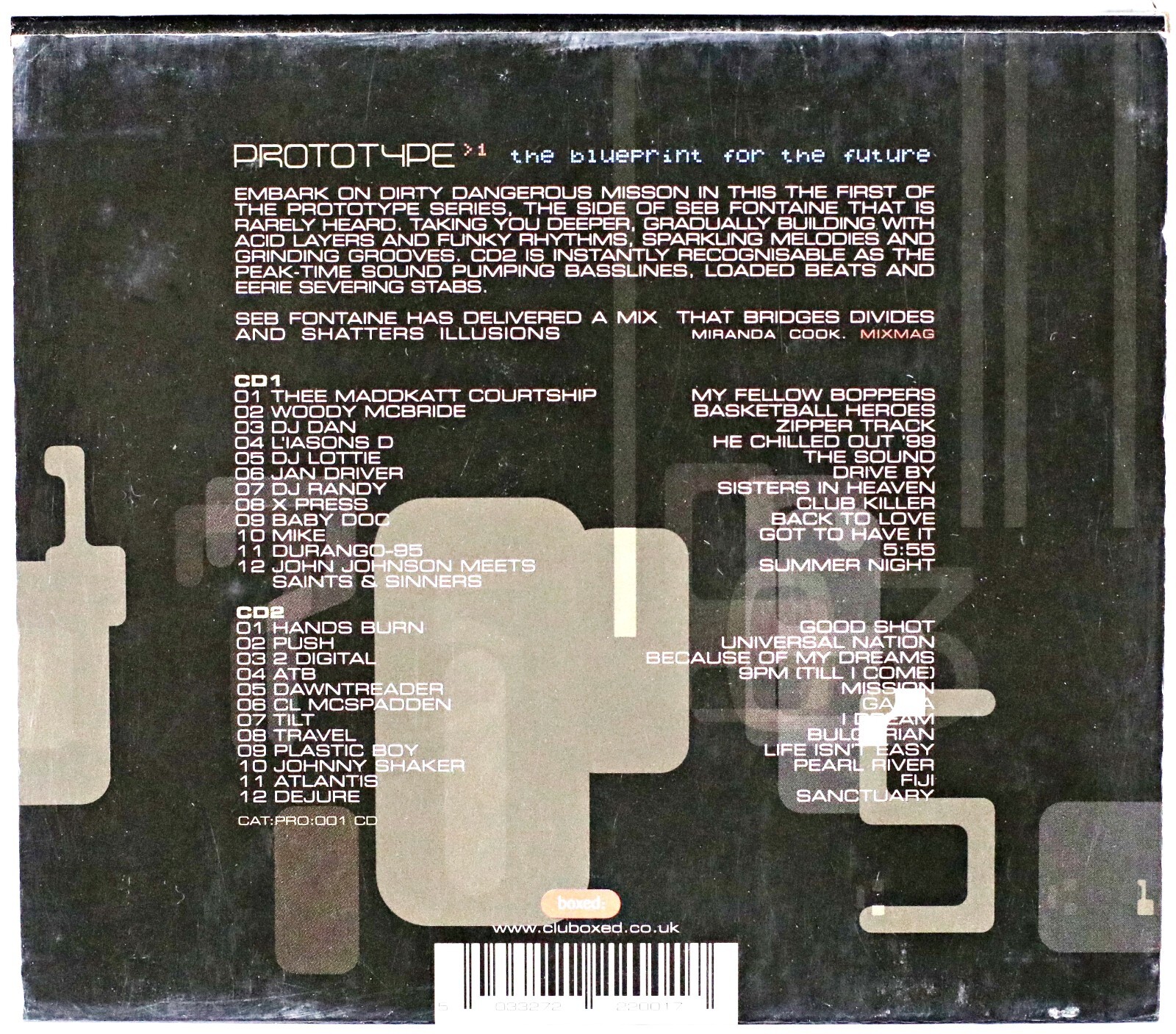 Seb Fontaine – Global Underground Prototype > 1 CD 5033272220017 | eBay