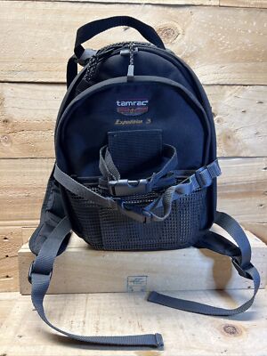 TAMRAC Expedition 3 Camera Back Pack 13”x9” Black Good Preowned ...