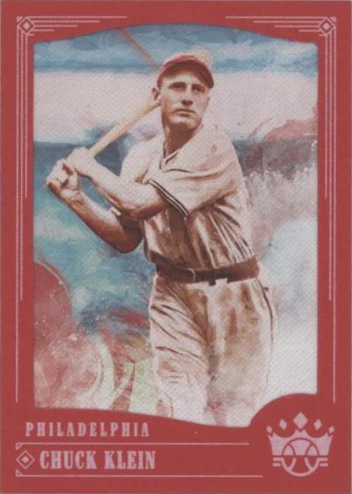 2018 Panini Diamond Kings - Chuck Klein #37 Red Frame for sale online ...