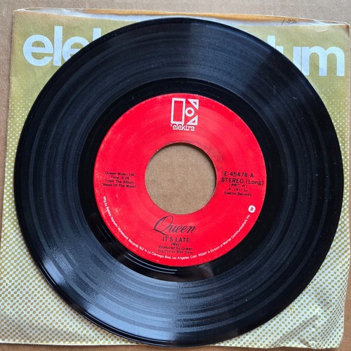 QUEEN It's Late/Sheer Heart Attack 45 7" Record Vinyl Records | eBay