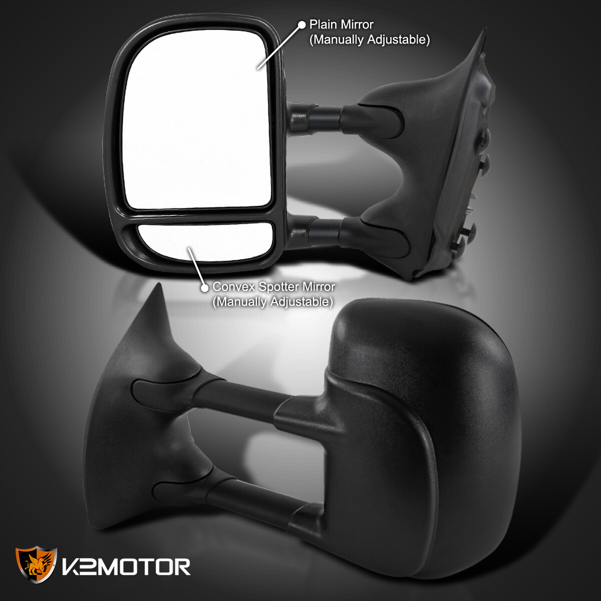 Fits 1999-2016 Ford F250 F350 F450 Super Duty Manual Towing Side ...