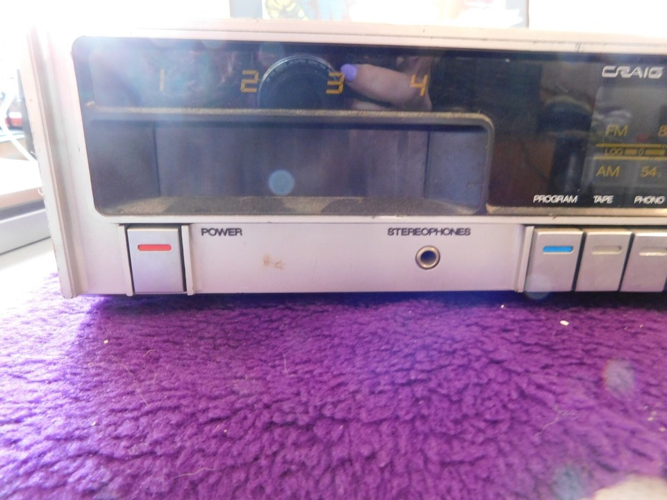 CRAIG AM/FM 8 Track Player/Receiver Model 3215 - LQQK!! | eBay
