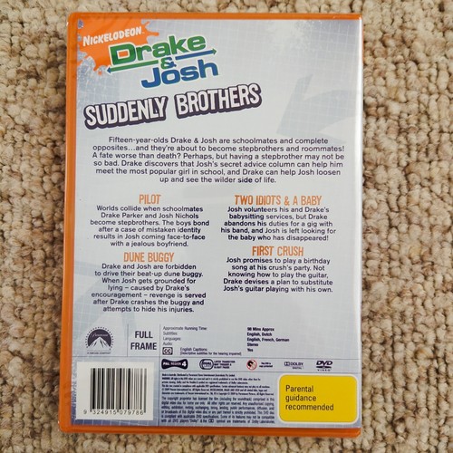 Drake & Josh-Suddenly Brothers : Vol 1 (DVD, 2004) for sale online | eBay