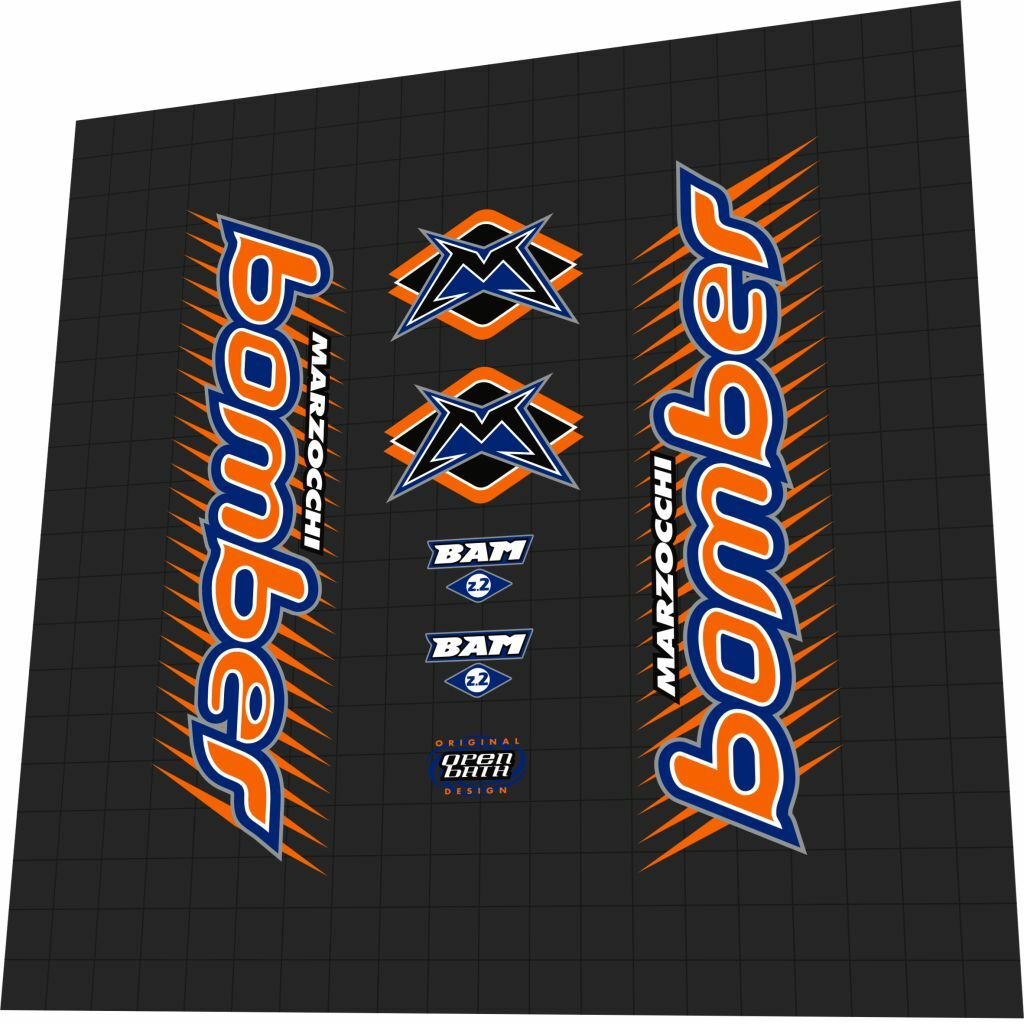 Marzocchi Bomber Z1 Freeride Stickers