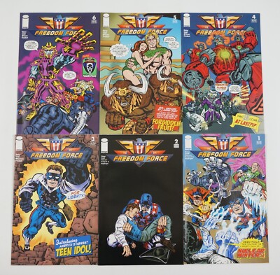 Freedom Force #1-6 VF/NM complete series based on computer video game 2 ...