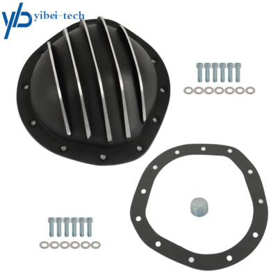 12 Bolt Black Aluminum Differential Rear End Cover For GM Chevy C10 8. ...