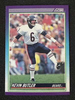 1990 Score Kevin Butler #134A Chicago Bears | eBay