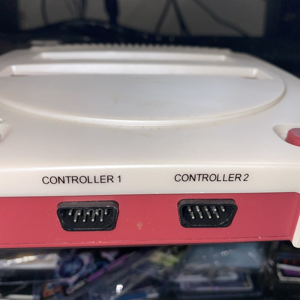 RED/WHITE YOBO FC TWIN 2 SLIM SYSTEM CONSOLE ONLY FOR NES & SNES GAMES ...