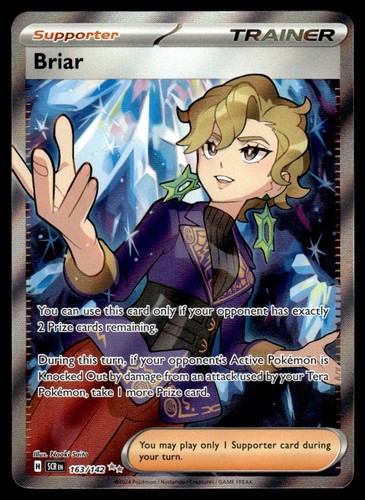Briar #163/142 2024 Pokemon Stellar Crown SCR A20 Ultra Rare | eBay