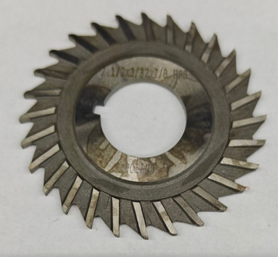 2-1/2" x 3/32" x 7/8" Plain Tooth Side Chip Clearance Slitting Saw HSS ...