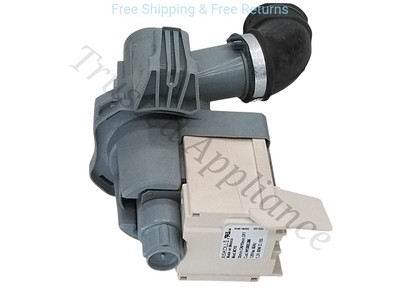 Whirlpool Dishwasher Drain Pump and Motor W10805386 W10879262 W11612326 ...