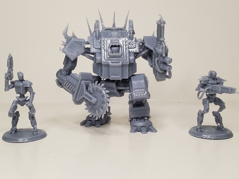 Helldivers 2 Automaton Hulk Bruser and Scorcher Miniatures | eBay