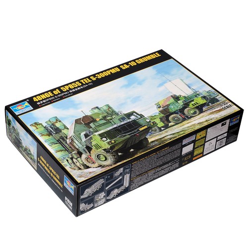 Trumpeter 01038 1/35 48n6e of 5p85s Tel s-300pmu sa-10 GRUMBLE ...
