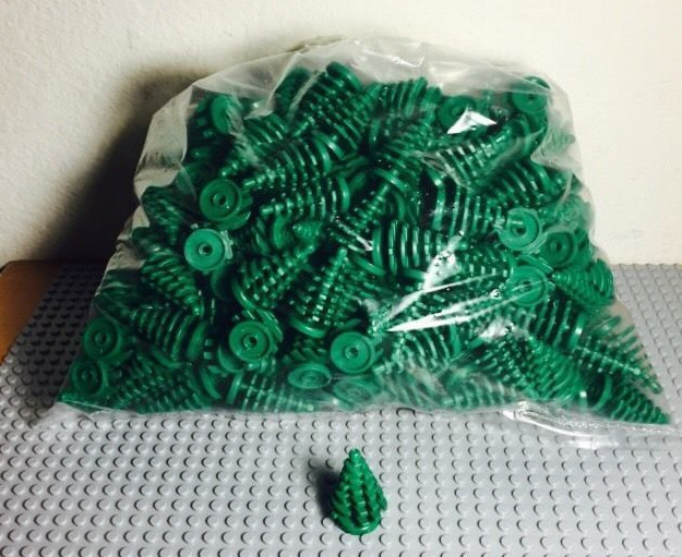 ☀️Lego New Bulk Lot Small Green Spruce Pine Trees X50 Or As Green ...