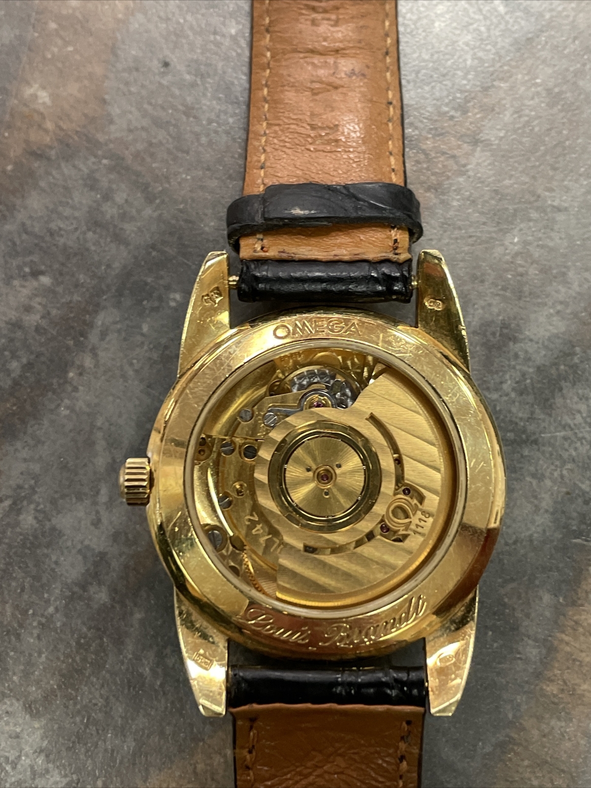 Omega Louis Brand 1118 movement perpetual calendar Moon Phase, rare ...