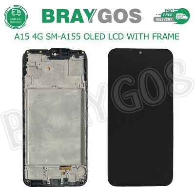 For Samsung Galaxy A15 4G SM-A155 OLED LCD Display Touch Digitizer With ...