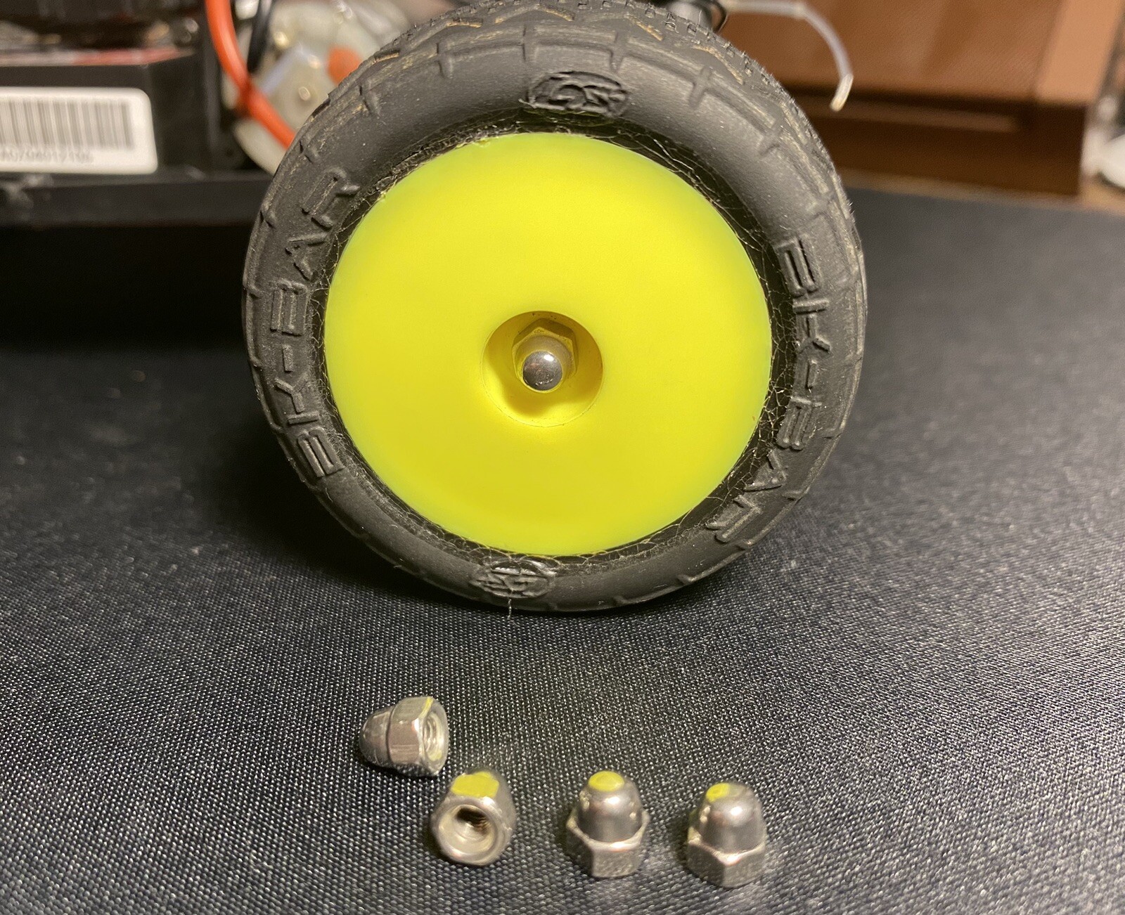 Losi Mini B / T 2.0 Silver Acorn Wheel Nuts Set Of 8 | eBay