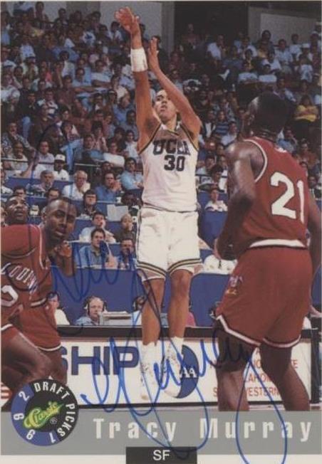 1992 Classic Draft Picks - Autographs Tracy Murray (AU, RC) for sale ...