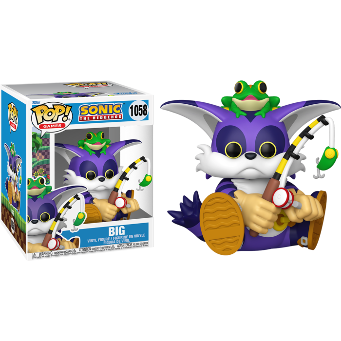 Sonic Big the Cat with Froggy 6" Pop! Vinyl #1058 [FUN83853] | eBay