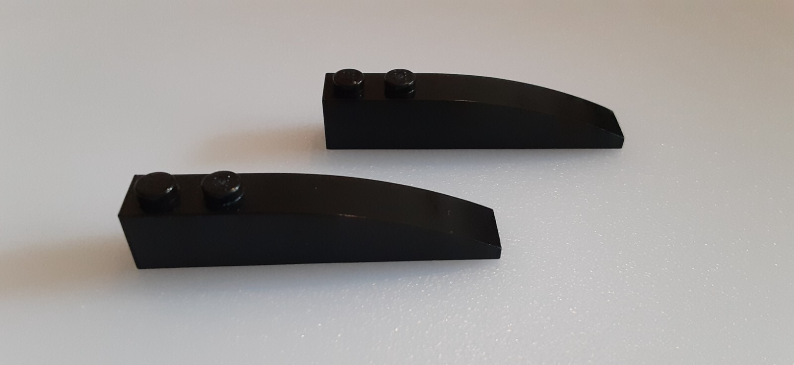 *Lego Parts - Slope ,Curved - 6x1 (#42022) - Black - (2) | eBay