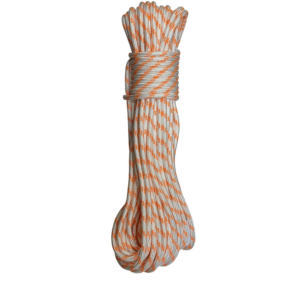 5/8" x 150' Double Braid Rope, Arborist Bull Rope, Rigging Line, Hoist ...